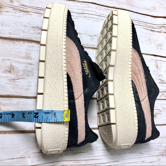 Puma | Shoes | Womens Puma Suede Platform Shoe Blue Shimmer | Poshmark